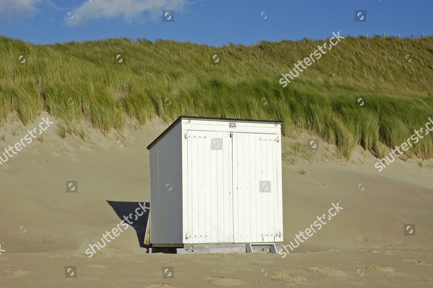 Changing Hut Westkapelle Zeeland Holland Netherlands Editorial Stock ...