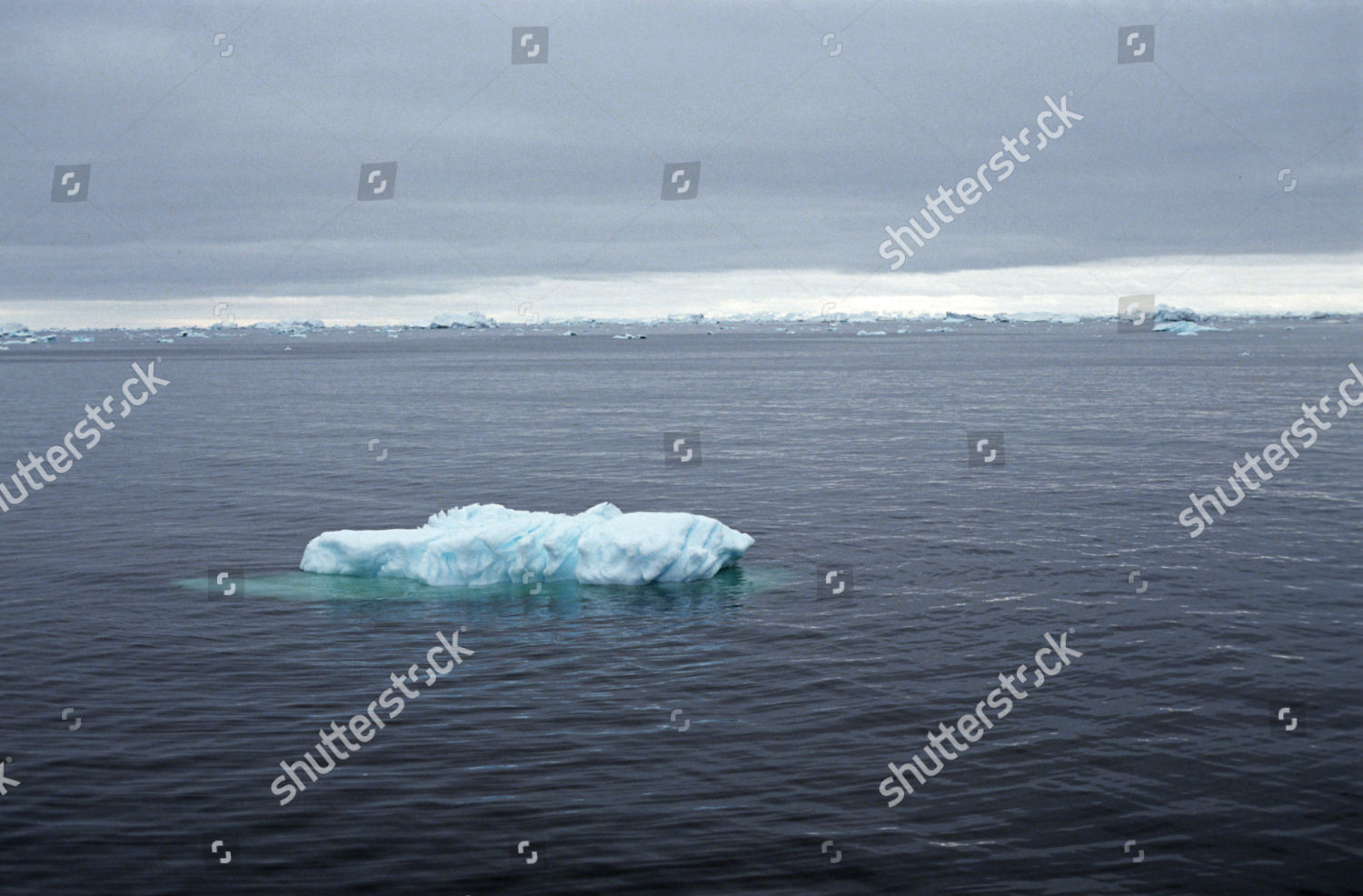 Single Iceberg Western Coast Greenland Editorial Stock Photo - Stock ...