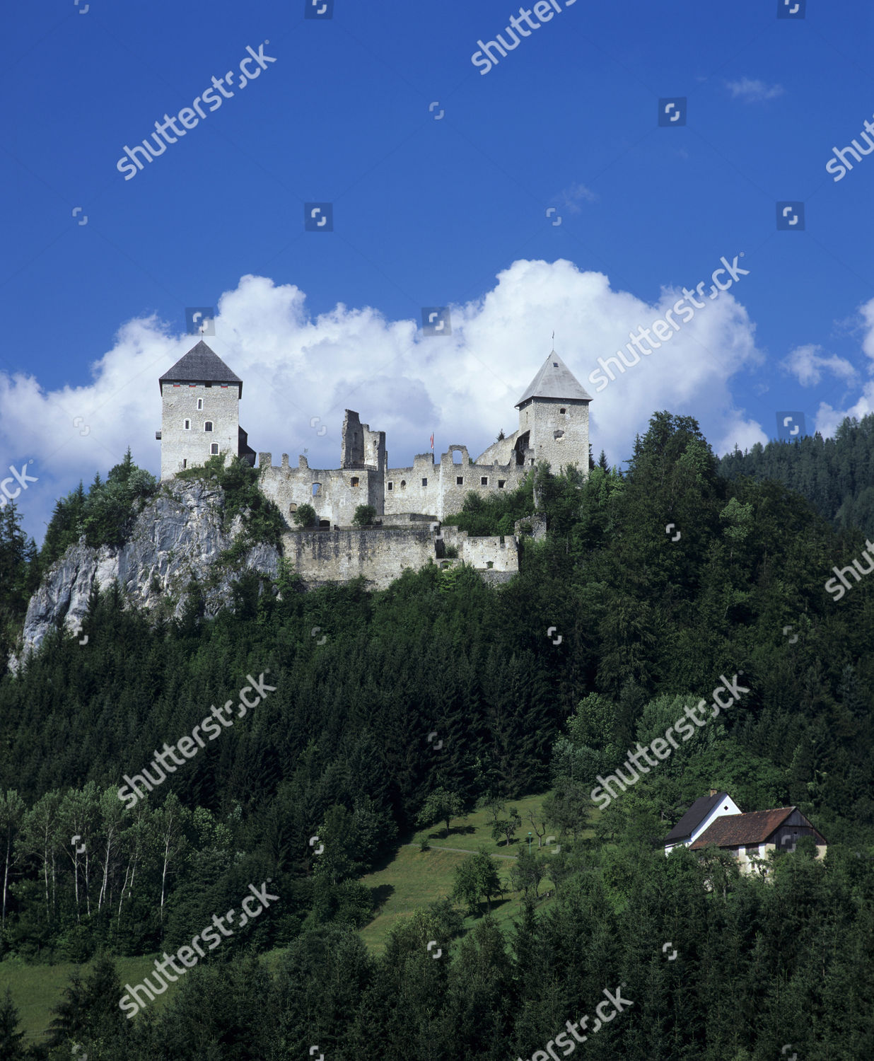Castle Gallenstein Austria Styria St Gallen Editorial Stock Photo ...