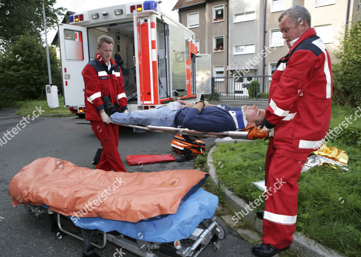 Model Released Deu Germany Rescue Paramedics Editorial Stock Photo ...
