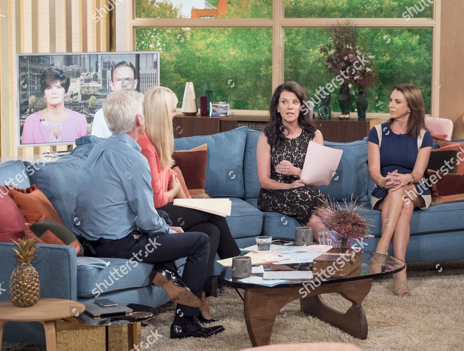 Phillip Schofield Holly Willoughby Dr Dawn Editorial Stock Photo ...
