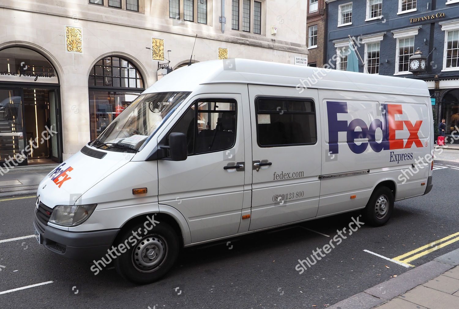 Fedex Express Parcel Delivery Van Editorial Stock Photo - Stock Image ...