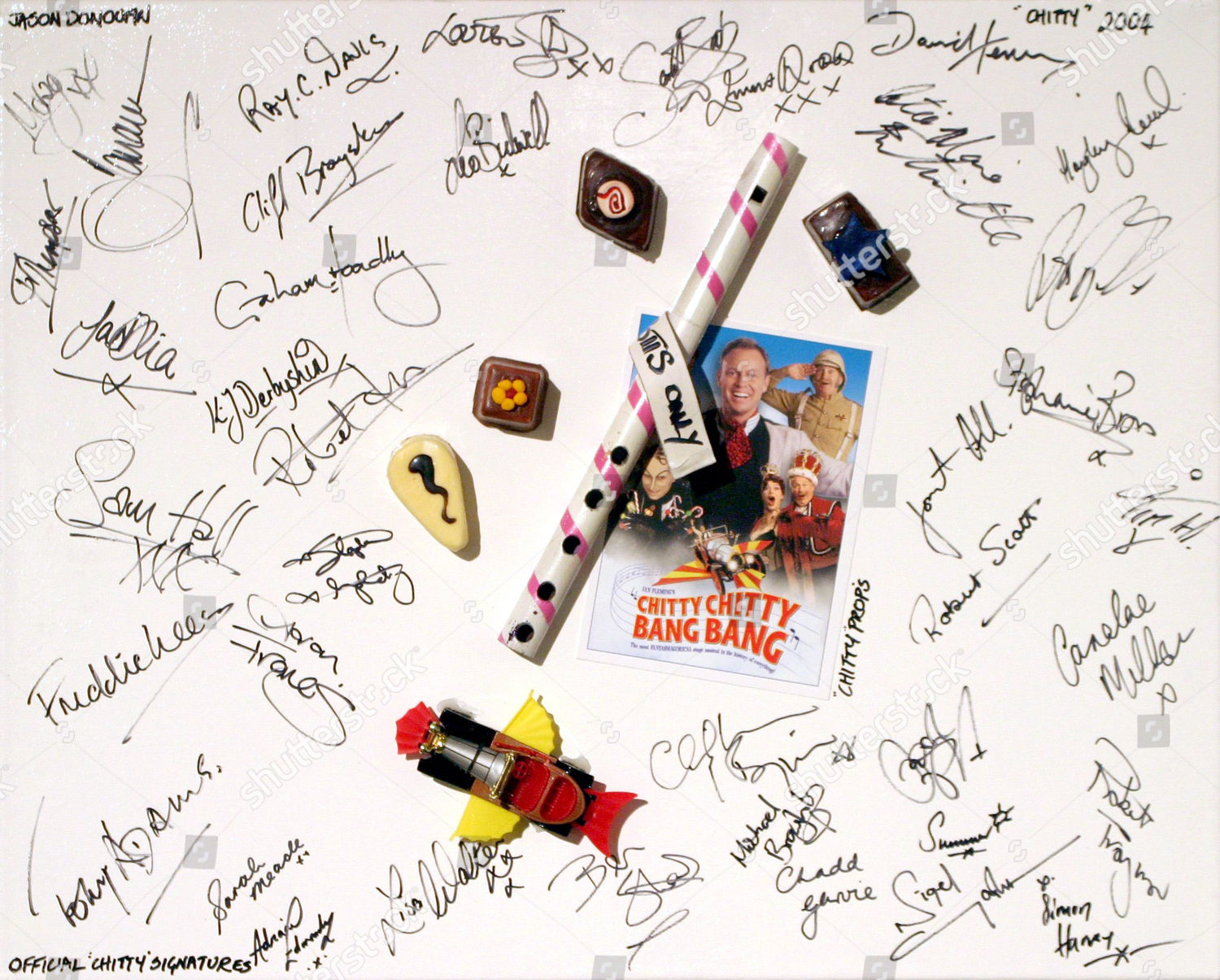 Sweets Autographs Jason Donovan Chitty Chitty Editorial Stock Photo ...