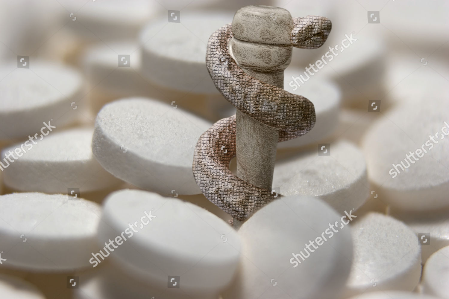 Rod Asclepius Pills Editorial Stock Photo - Stock Image | Shutterstock