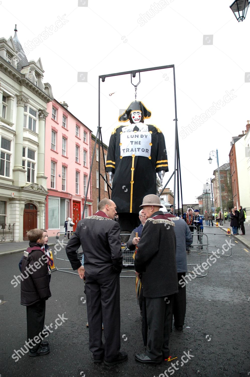 Effigy Lieutenant Colonel Robert Lundy Governor Editorial Stock Photo ...
