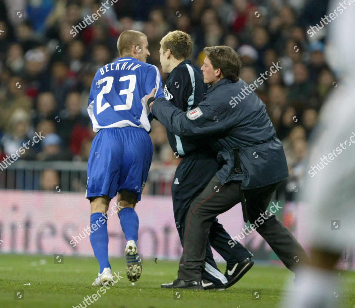 David Beckham Pitch Invader Editorial Stock Photo - Stock Image ...