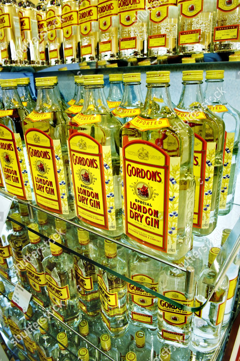 Gin Bottles Airport Dubai United Arab Editorial Stock Photo - Stock ...