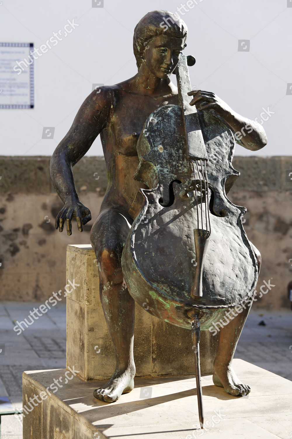 Bronze Statue Homenaje La Musica L Editorial Stock Photo - Stock Image ...