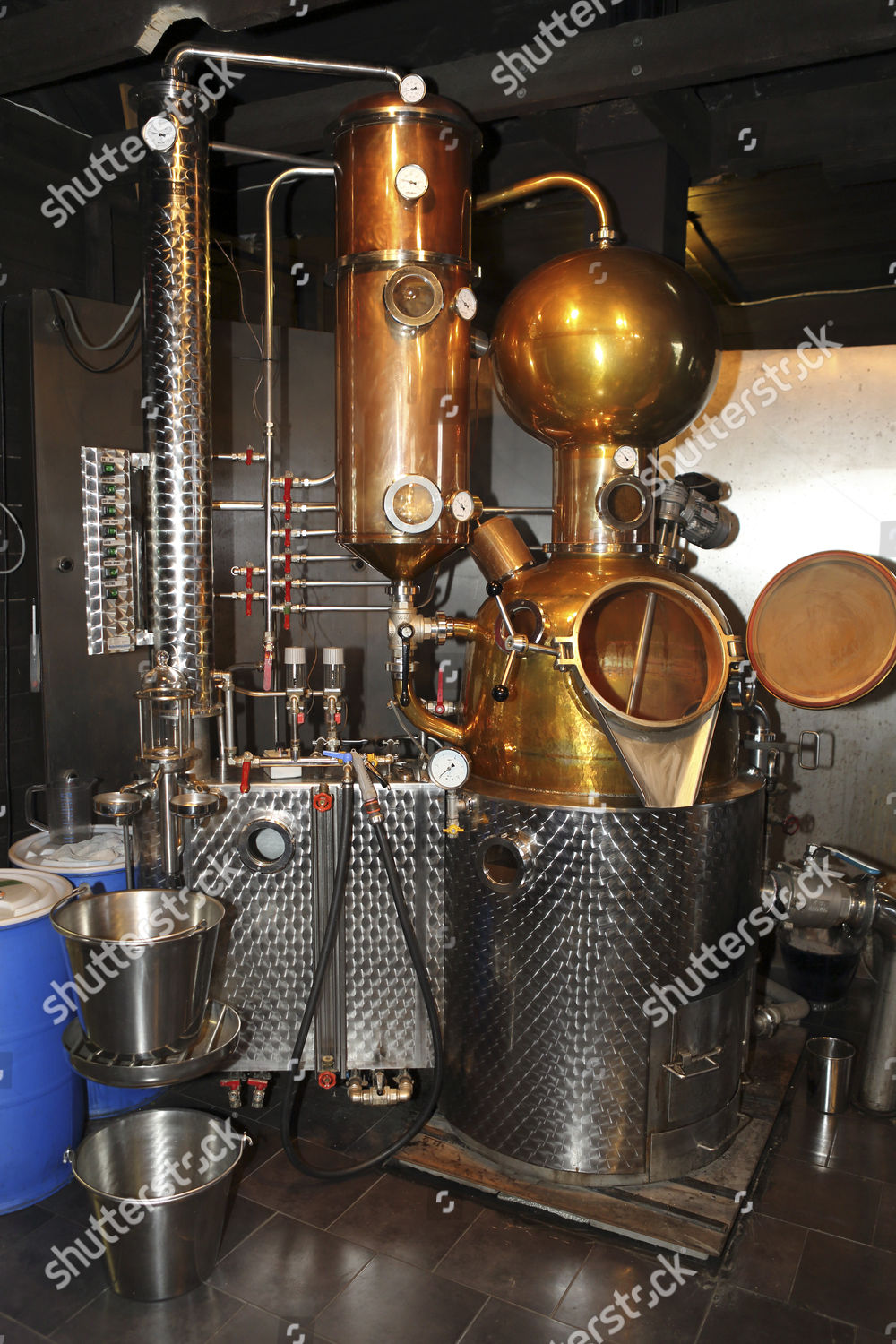 Distillation Vat Ironworks Distillery Lunenburg Nova Editorial Stock ...