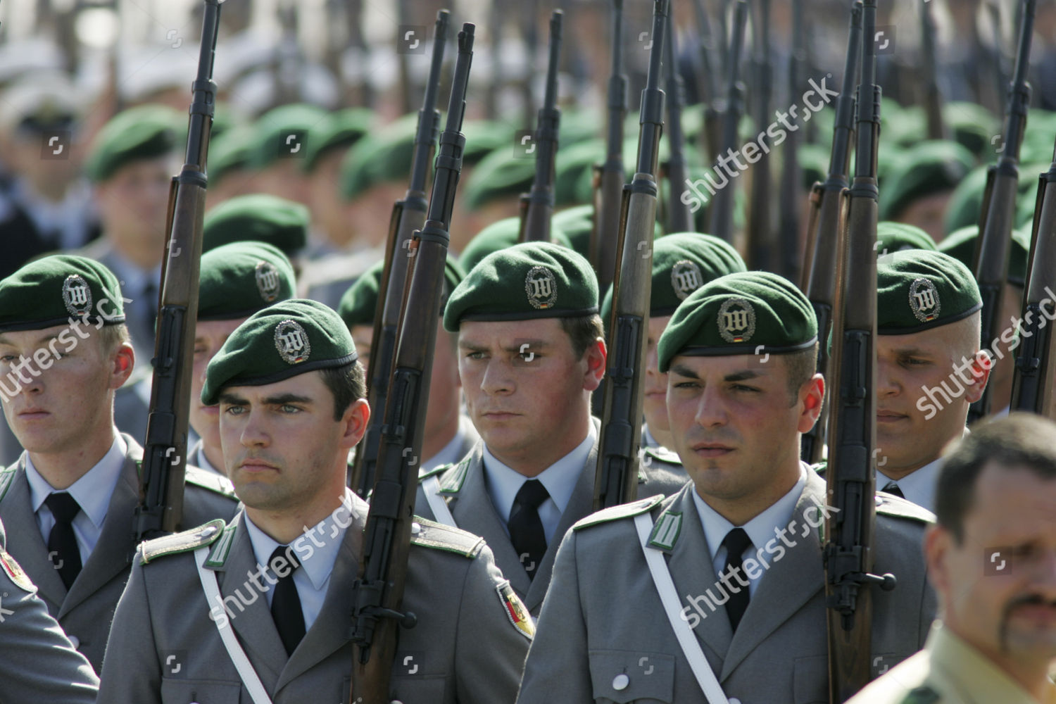 Wachbataillon Guard Battalion German Bundeswehr Airport Editorial Stock ...