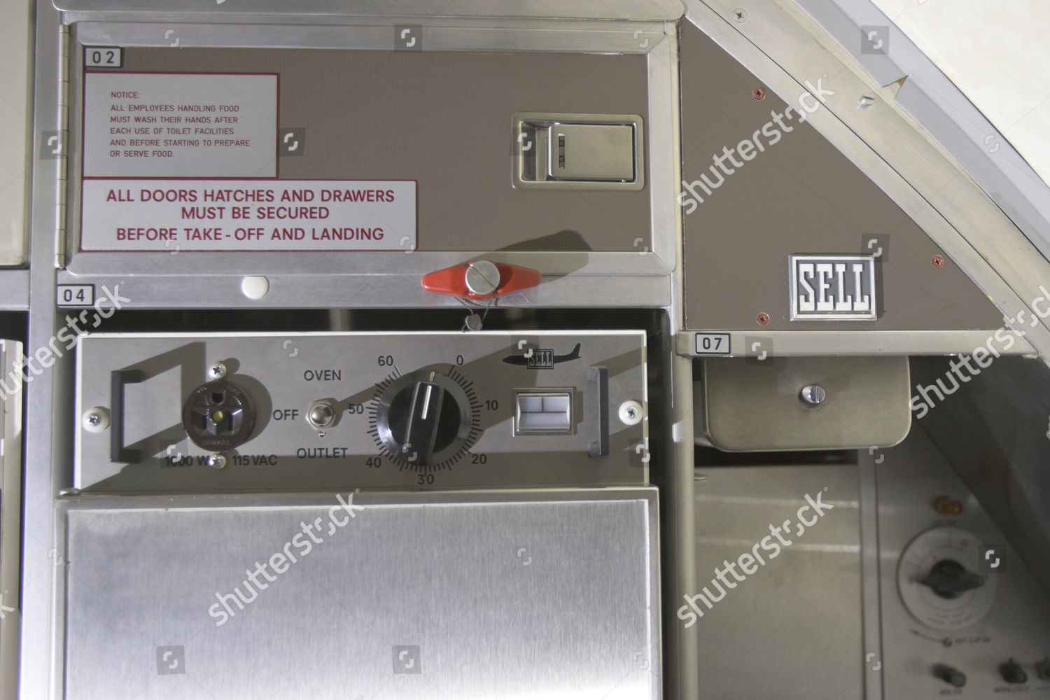 Aeroplane Kitchen Boeing 727 Editorial Stock Photo - Stock Image ...