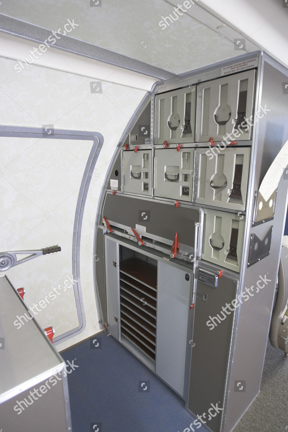 Aeroplane Kitchen Boeing 727 Editorial Stock Photo - Stock Image ...