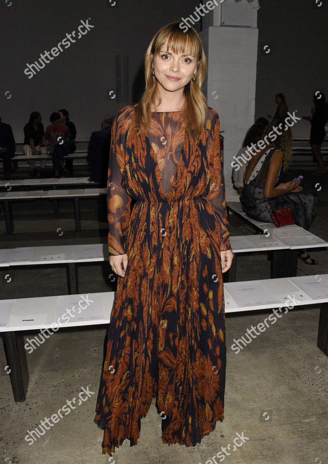 Christina Ricci Front Row Editorial Stock Photo - Stock Image ...