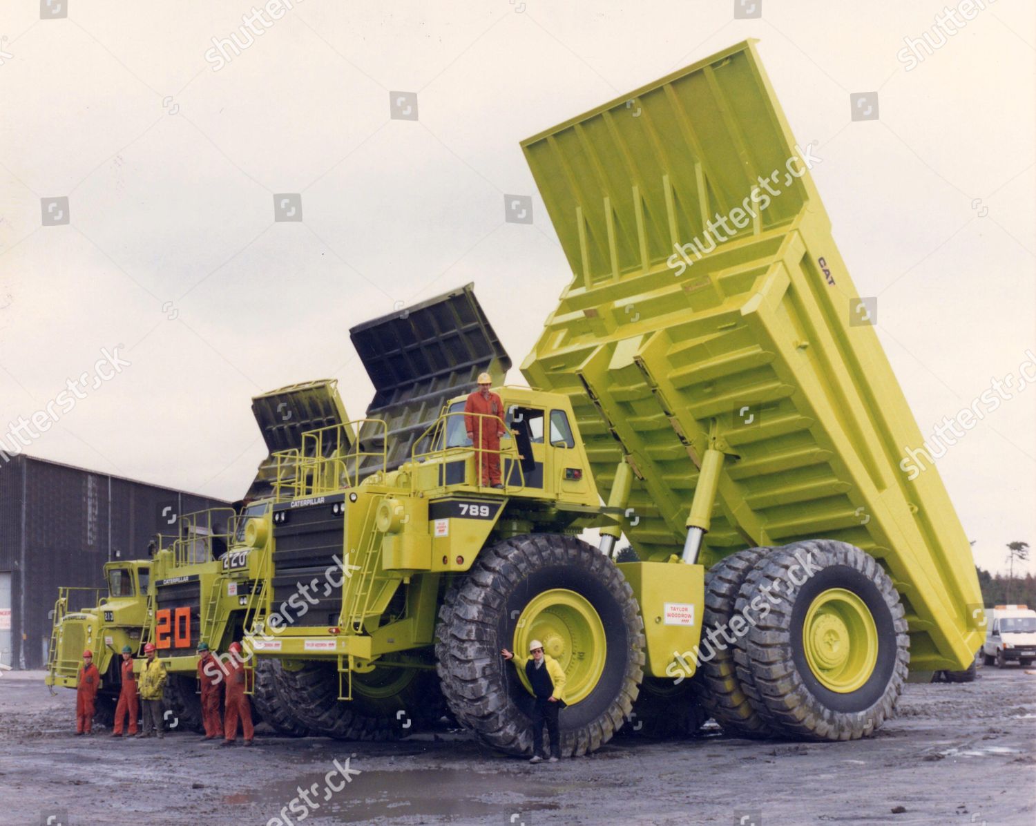 Caterpillar 213 220 789 Dump Trucks Editorial Stock Photo - Stock Image ...