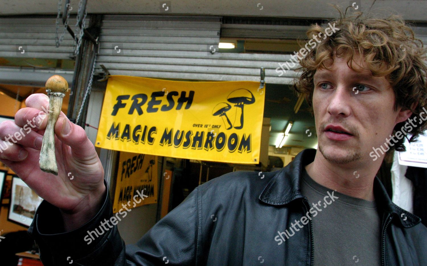 Ian Shearer Mature Student Magic Mushrooms Editorial Stock Photo ...