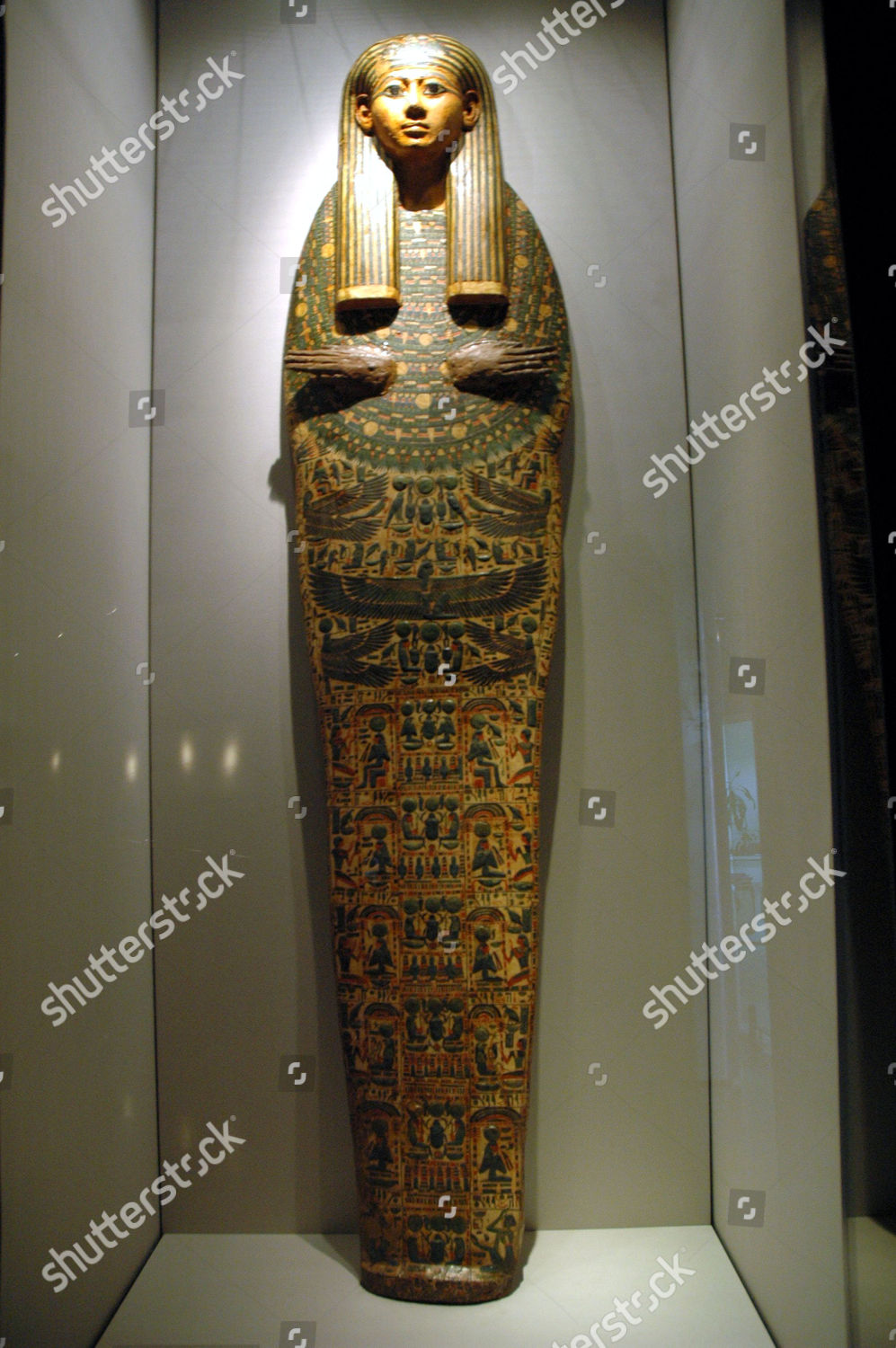 Lid Coffin Padi Amun Mummy Museum Editorial Stock Photo - Stock Image ...