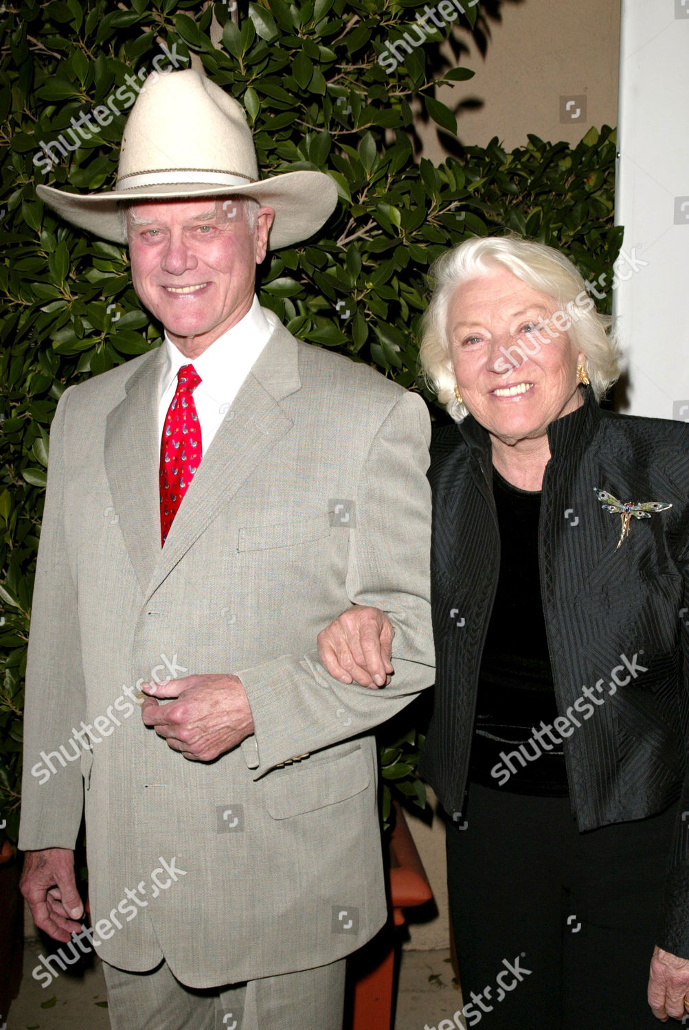 Larry Hagman Wife Maj Axelsson Editorial Stock Photo - Stock Image ...