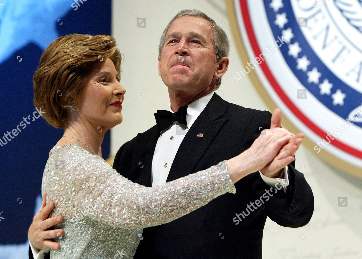 George W Bush Laura Bush Commander Editorial Stock Photo - Stock Image ...