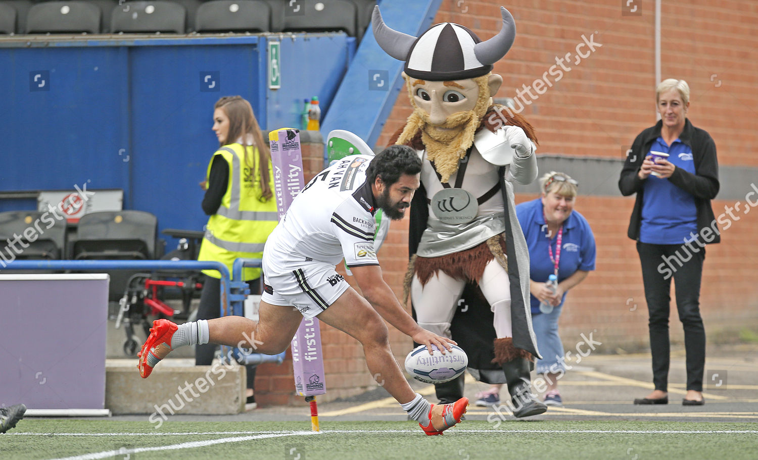 Widnes Patrick Ah Van Goes Over Editorial Stock Photo - Stock Image ...