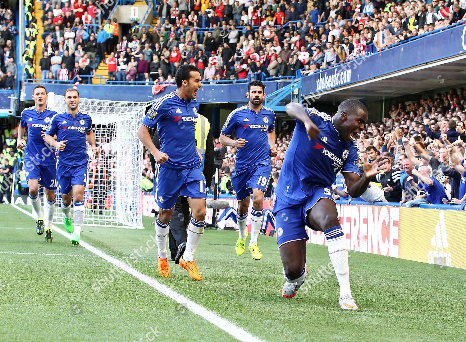 Kurt Zouma Chelsea Celebrates Scoring Opening Editorial Stock Photo ...