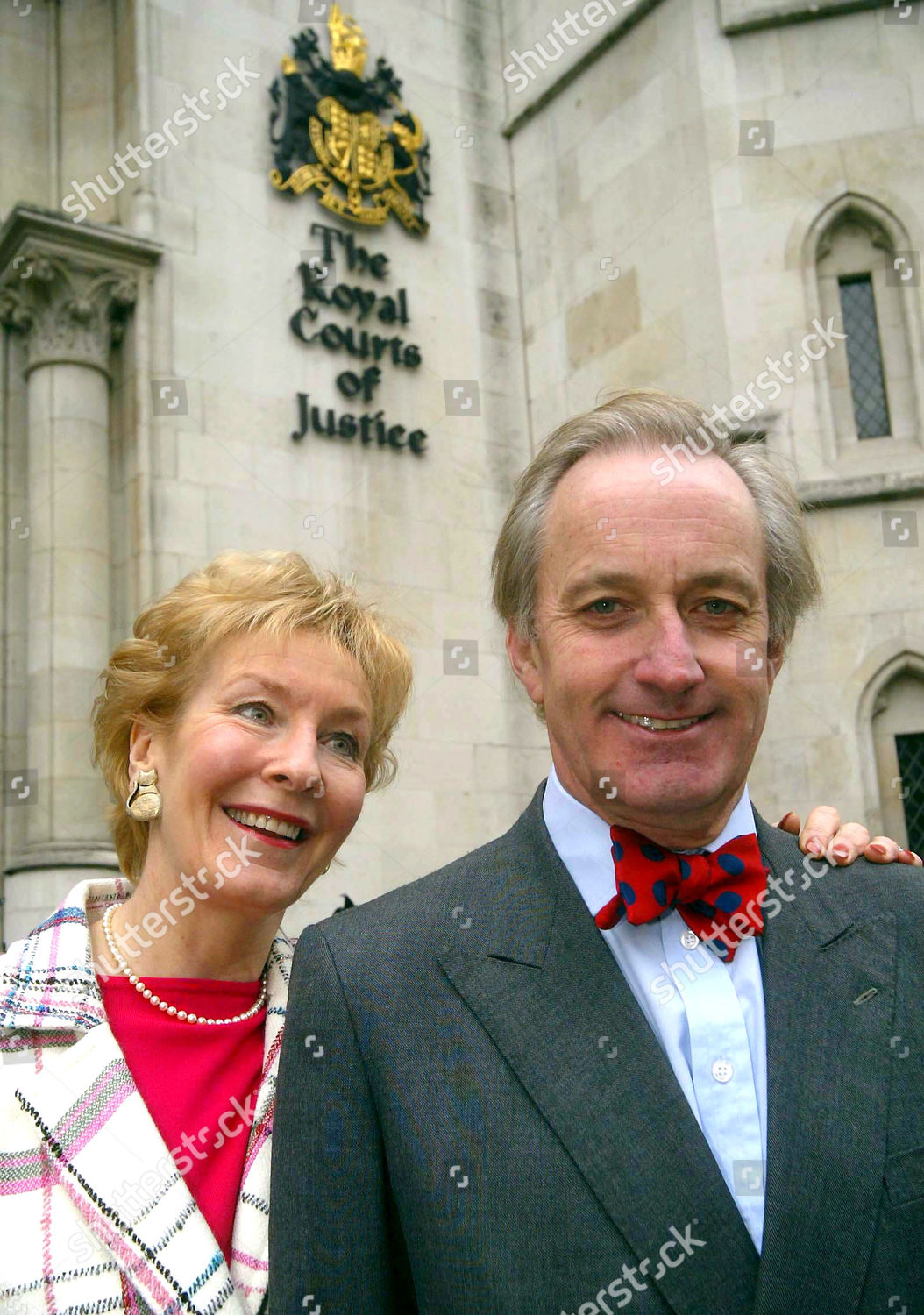 Neil Christine Hamilton Set Receive Settlement Editorial Stock Photo ...