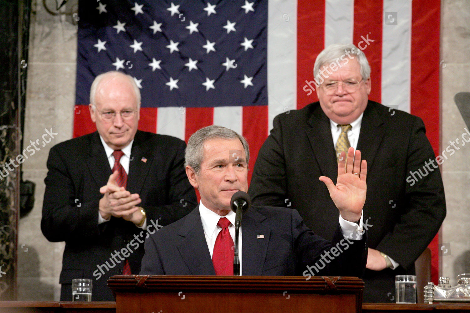 President George W Bush Delivers His Editorial Stock Photo - Stock ...