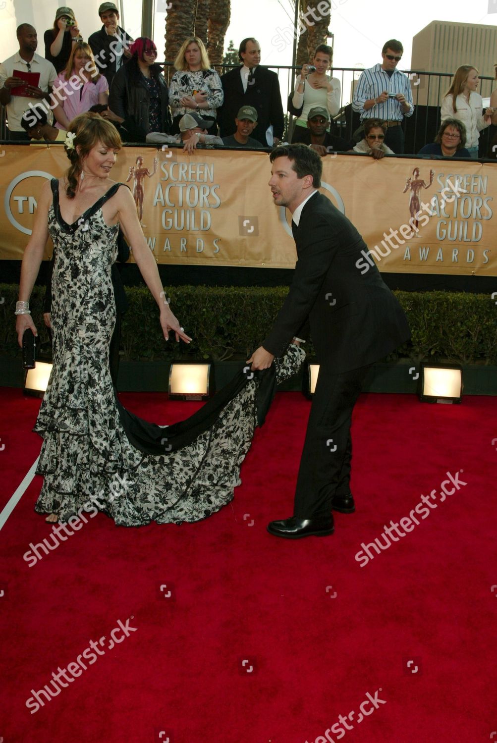 Allison Janney Sean Hayes Editorial Stock Photo - Stock Image ...