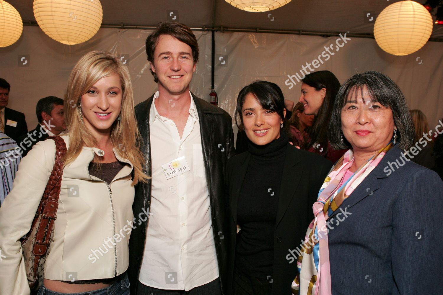 Brianna Bell Edward Norton Salma Hayek Editorial Stock Photo - Stock ...