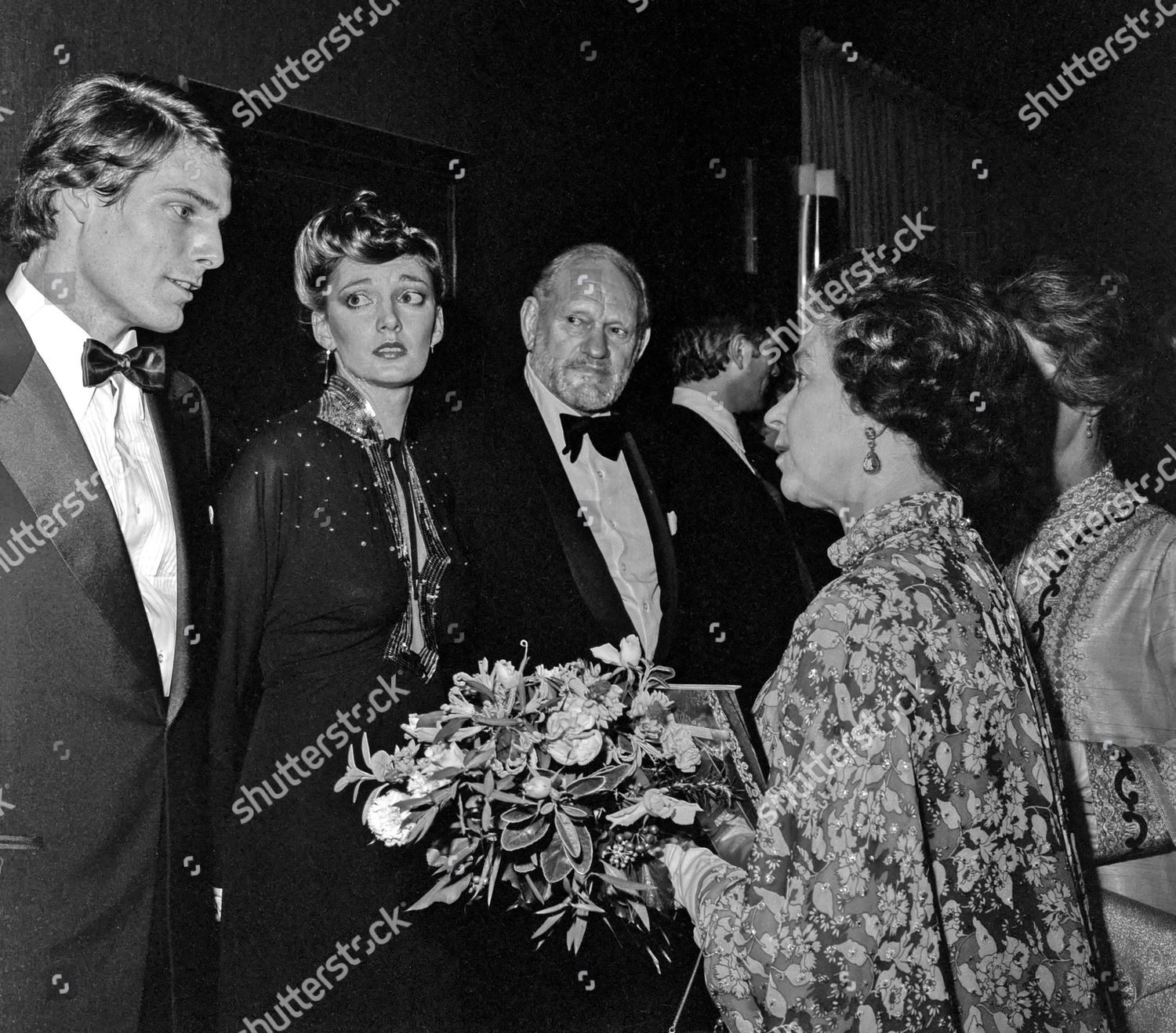 Christopher Reeve Queen Elizabeth Ii Sarah Editorial Stock Photo ...