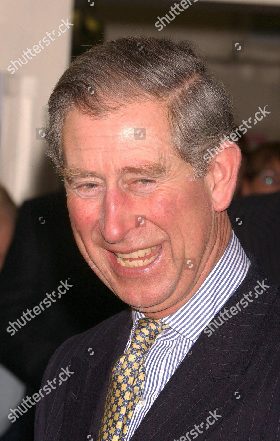 Prince Charles Smiling Staff Congratulate Him Editorial Stock Photo ...