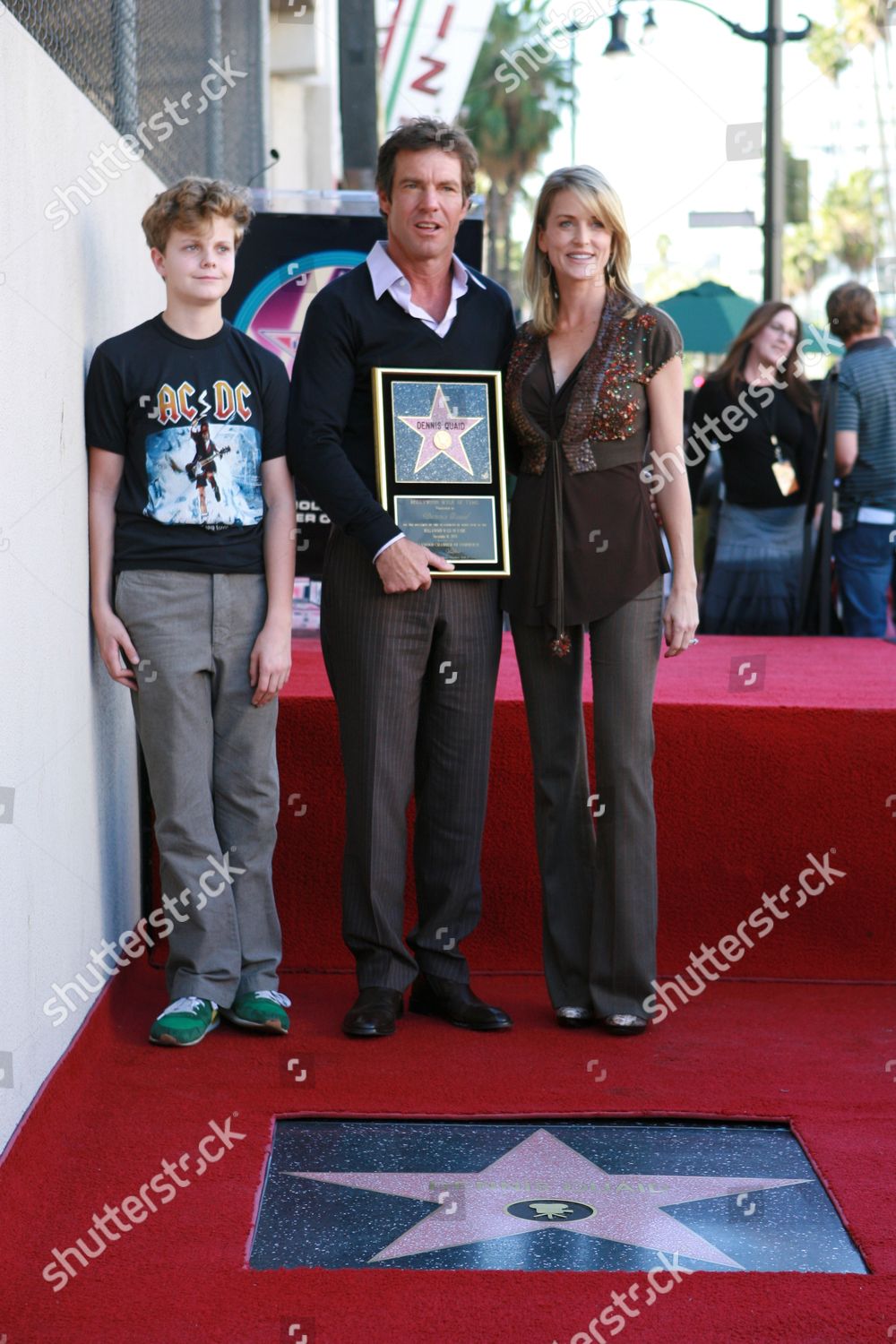 Jack Quaid Kimberly Buffington Dennis Quaid Editorial Stock Photo ...