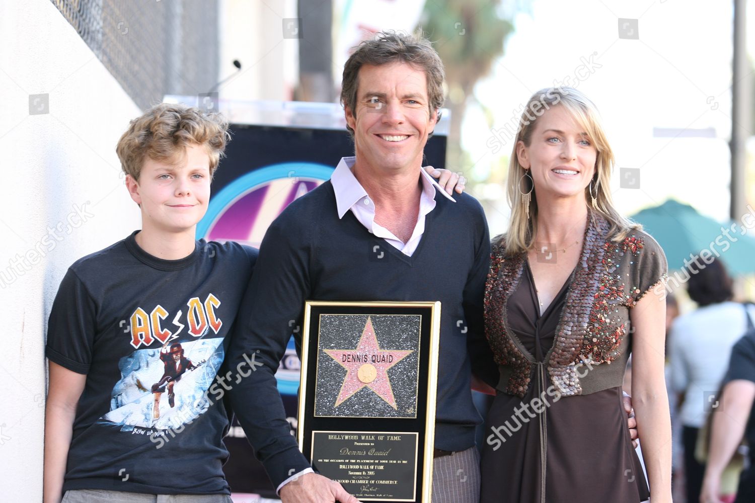 Jack Quaid Dennis Quaid Kimberly Buffington Editorial Stock Photo ...