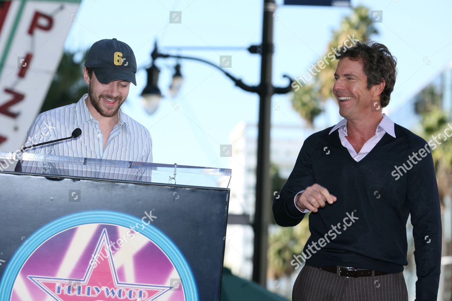 Topher Grace Dennis Quaid Editorial Stock Photo - Stock Image ...