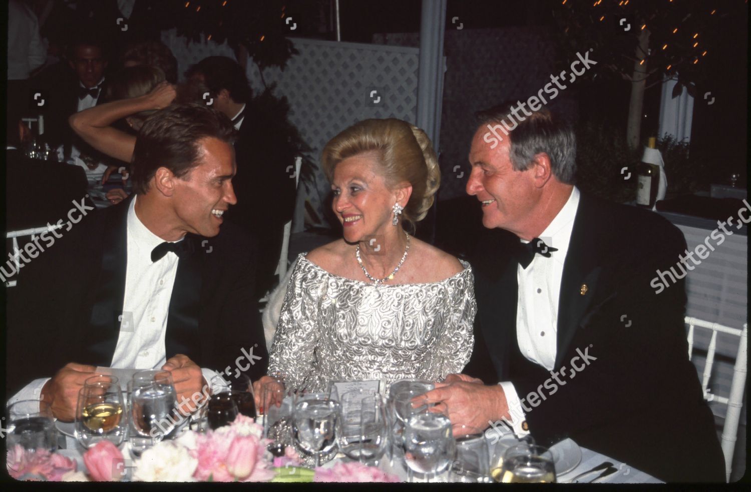 Arnold Schwarzenegger Barbara Davis Jerry Weintraub Editorial Stock ...
