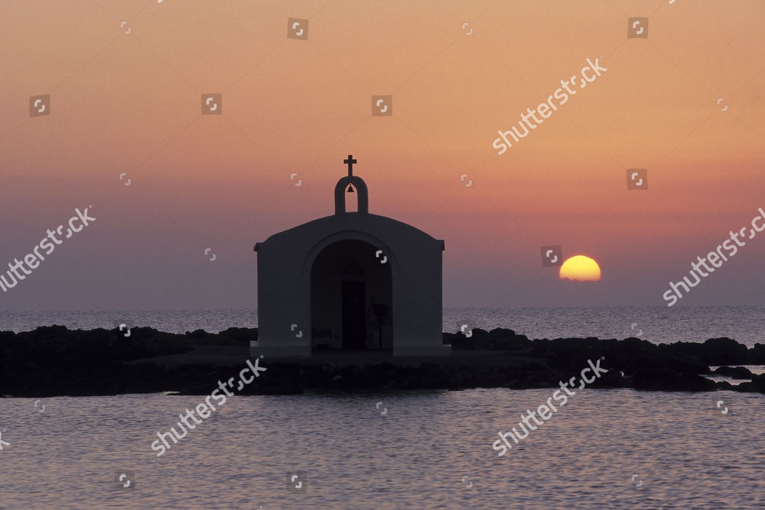 Fisherman Church Georgioupolis Crete Greece Editorial Stock Photo ...