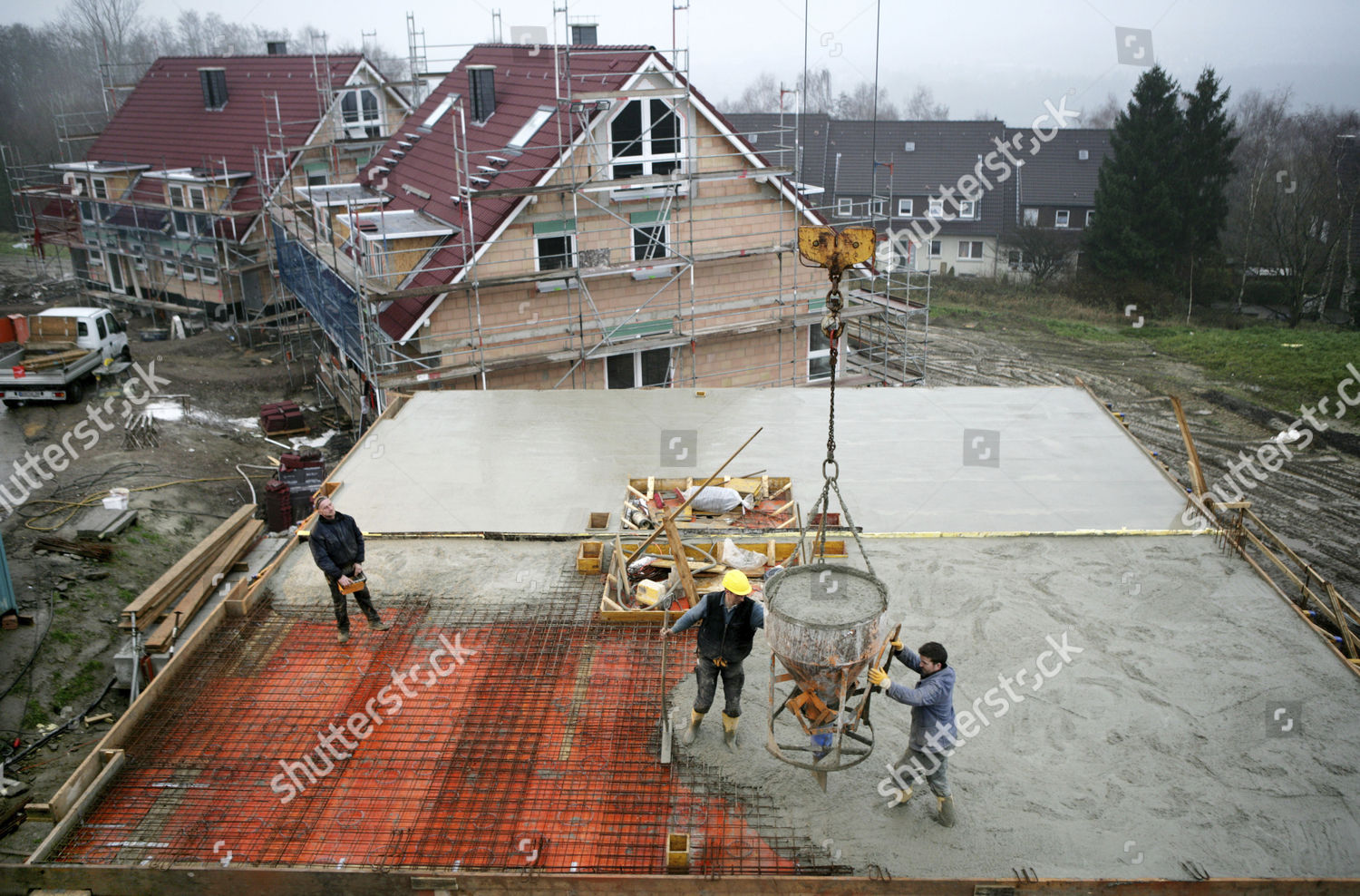 Concrete Construction Essen North Rhinewestphalia Germany Editorial ...