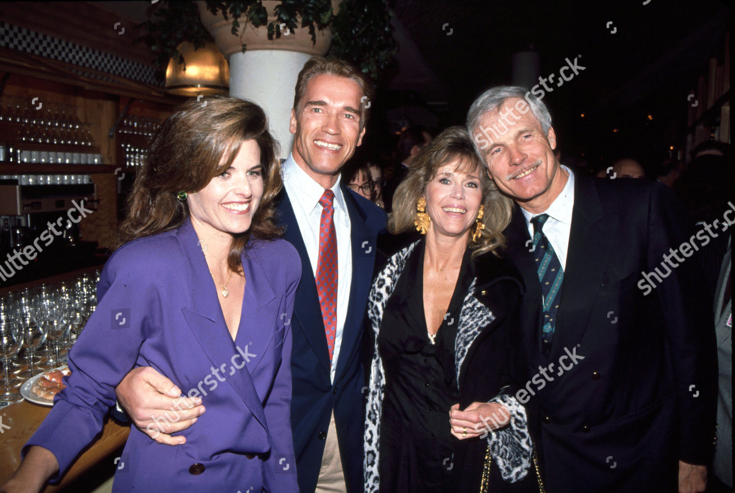Maria Shriver Arnold Schwarzenegger Jane Fonda Editorial Stock Photo ...