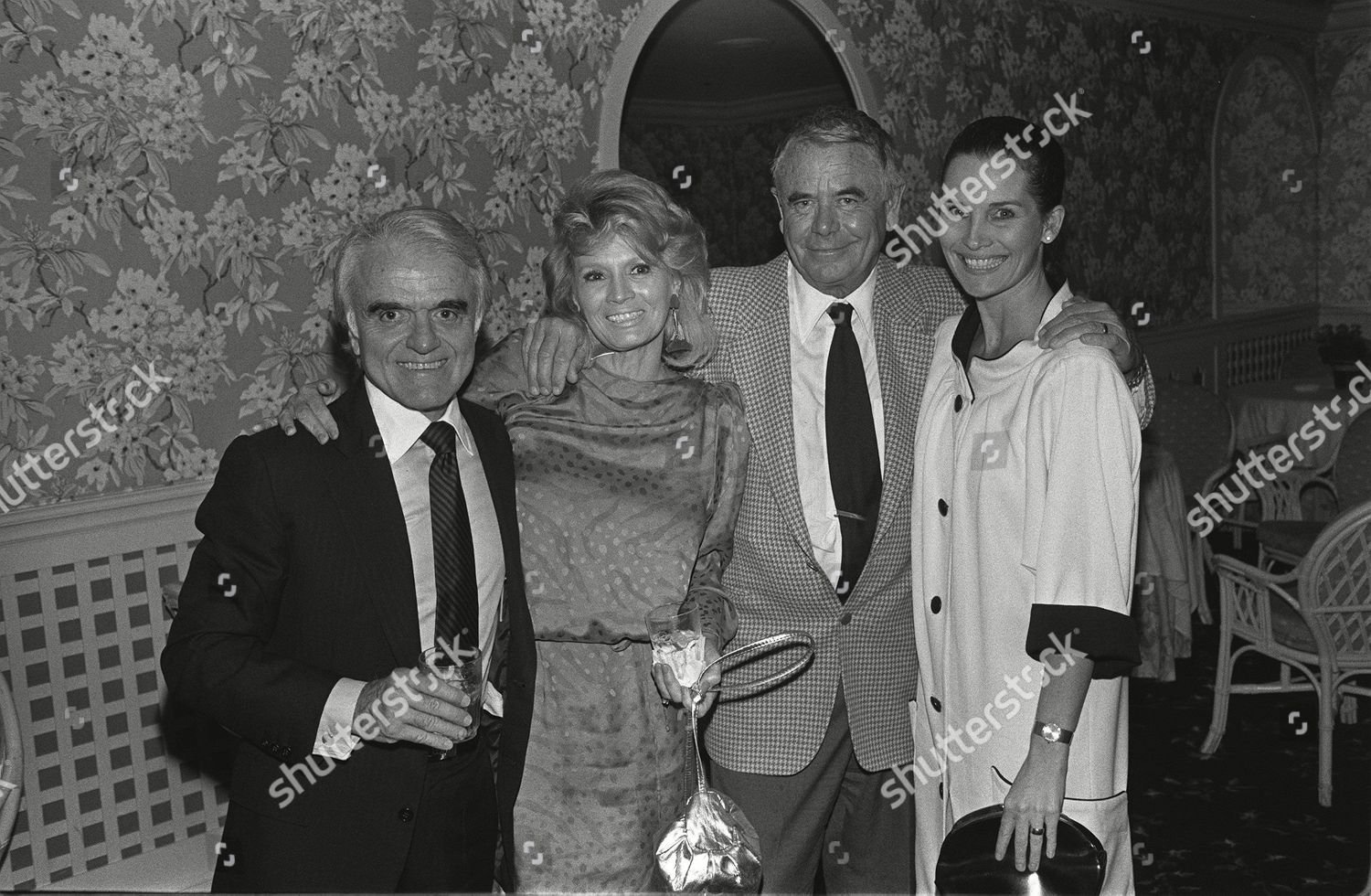 Jack Valenti Angie Dickinson Glenn Ford Editorial Stock Photo - Stock ...