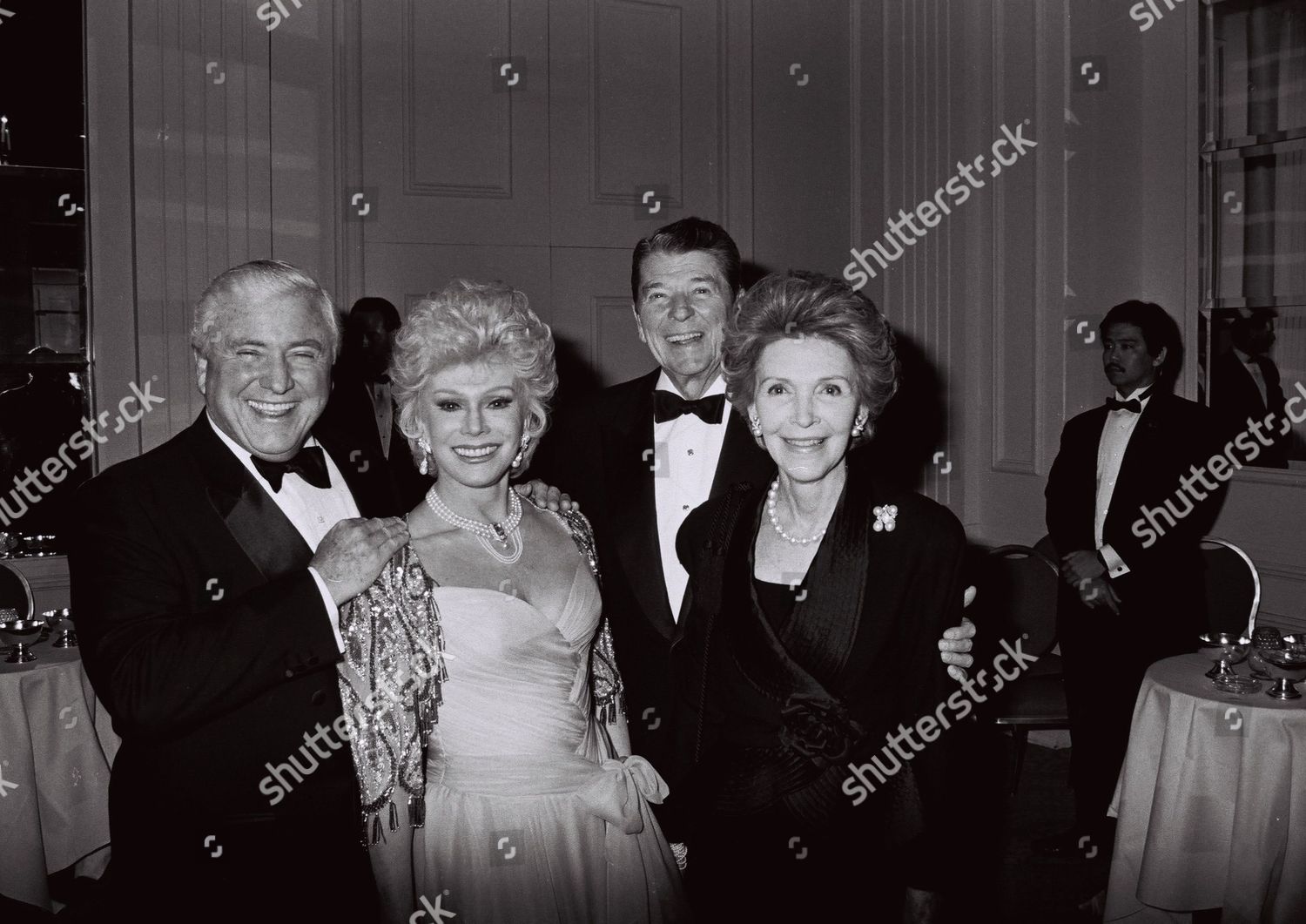 Merv Griffin Eva Gabor Ronald Reagan Editorial Stock Photo - Stock ...
