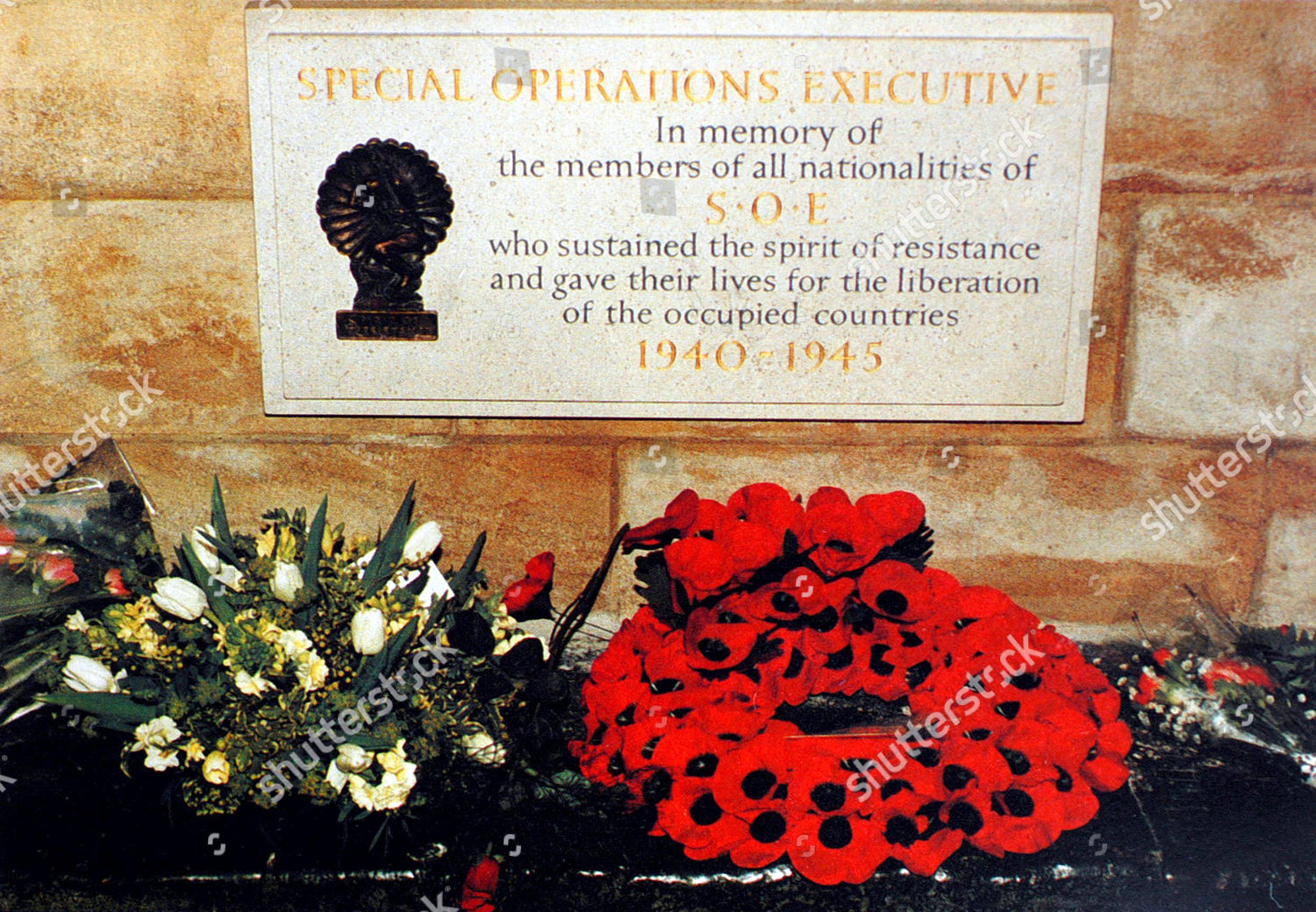 Plaque Lost Soe Members Westminster Abbey Editorial Stock Photo - Stock ...