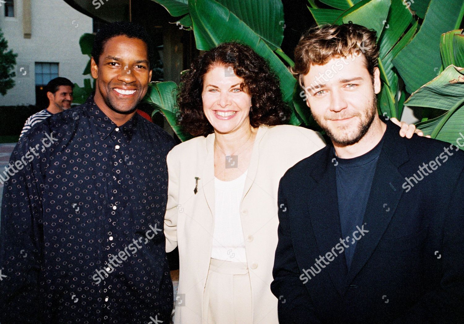 Denzel Washington Sherry Lansing Russell Crowe Editorial Stock Photo ...