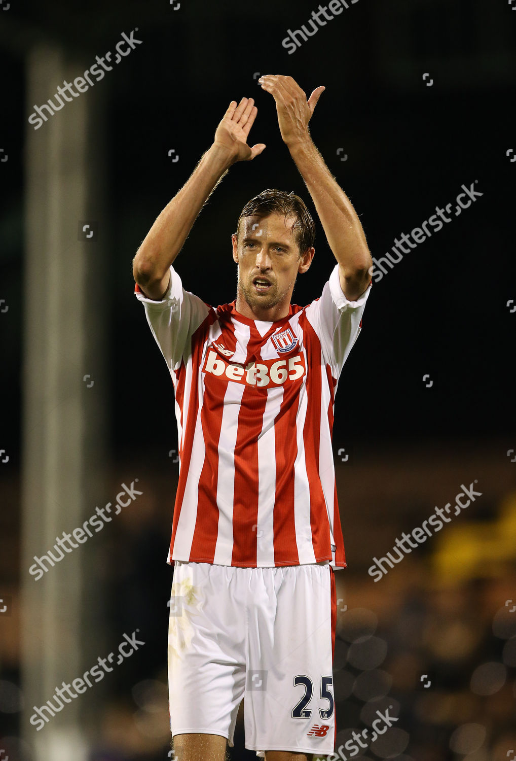 Peter Crouch Stoke Fulham Vs Stoke Editorial Stock Photo - Stock Image ...