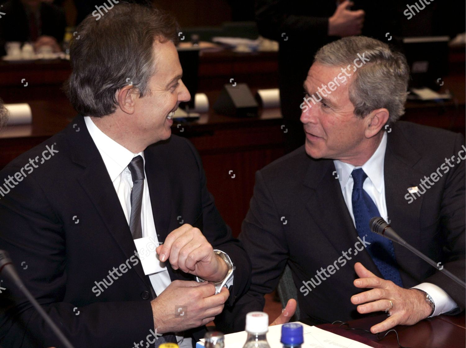 Tony Blair George W Bush Editorial Stock Photo - Stock Image | Shutterstock