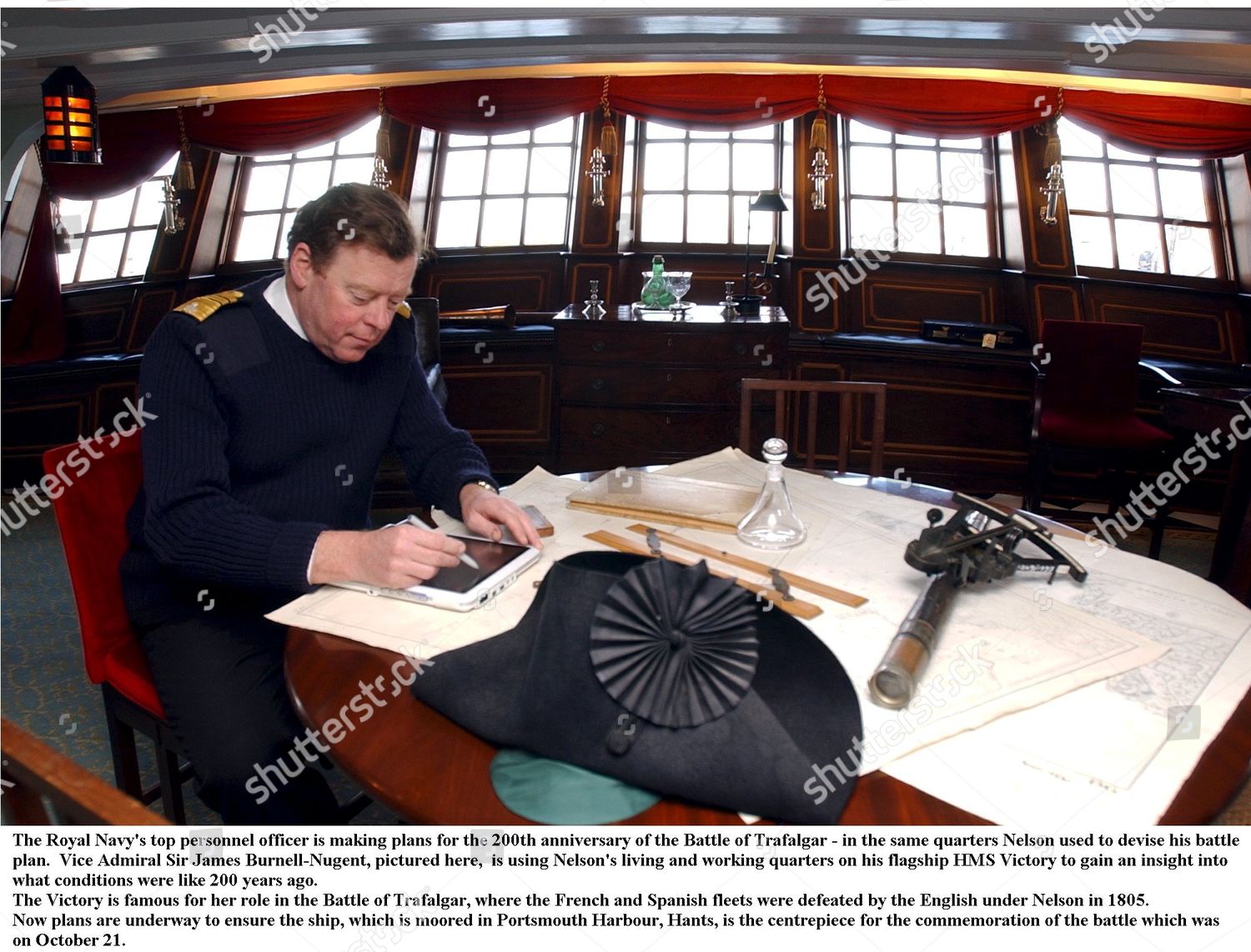 Vice Admiral Sir James Burnell Nugent Editorial Stock Photo - Stock ...