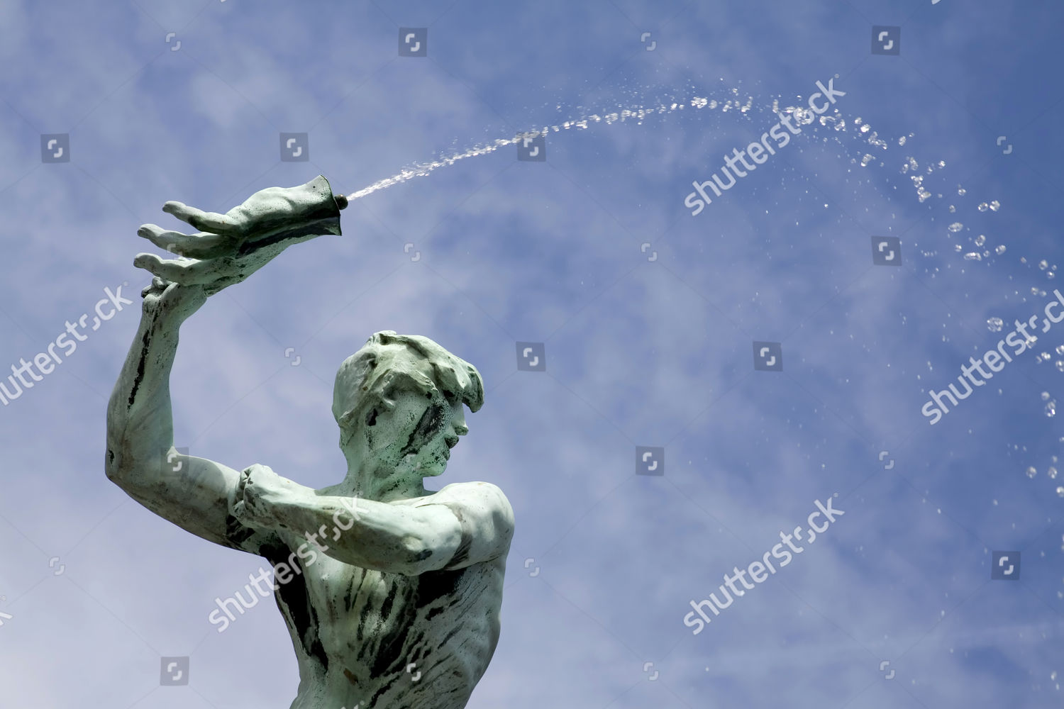 Brabo Sculpture Brabo Fountain Brabofontein Detail Editorial Stock ...