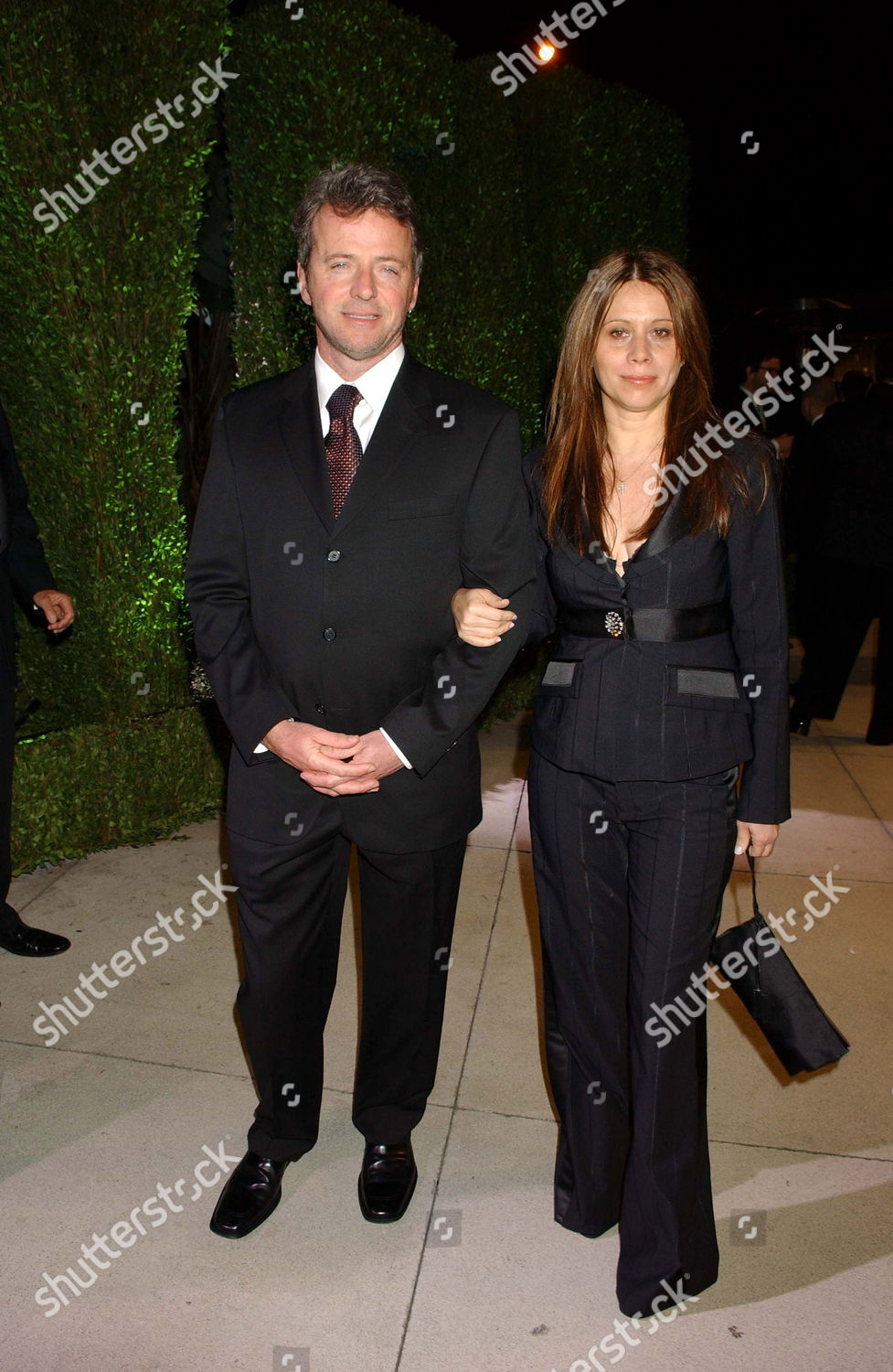 AIDAN QUINN HIS WIFE ELIZABETH BRACCO Editorial Stock Photo - Stock ...