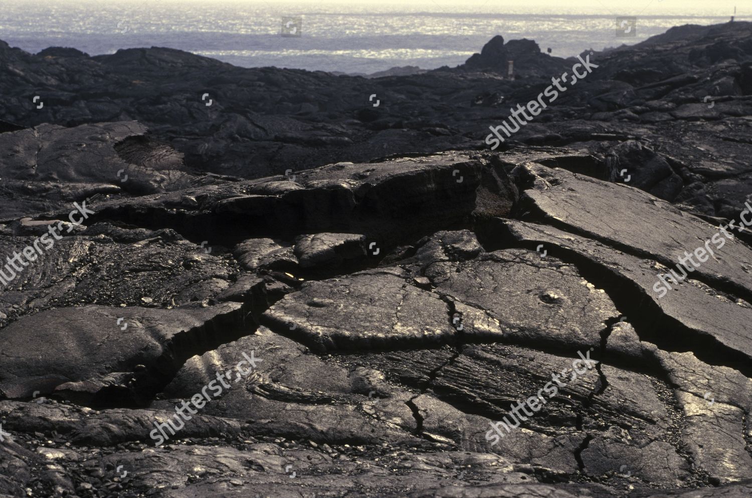 Igneous Rocks Coast Big Island Hawaii Editorial Stock Photo - Stock ...