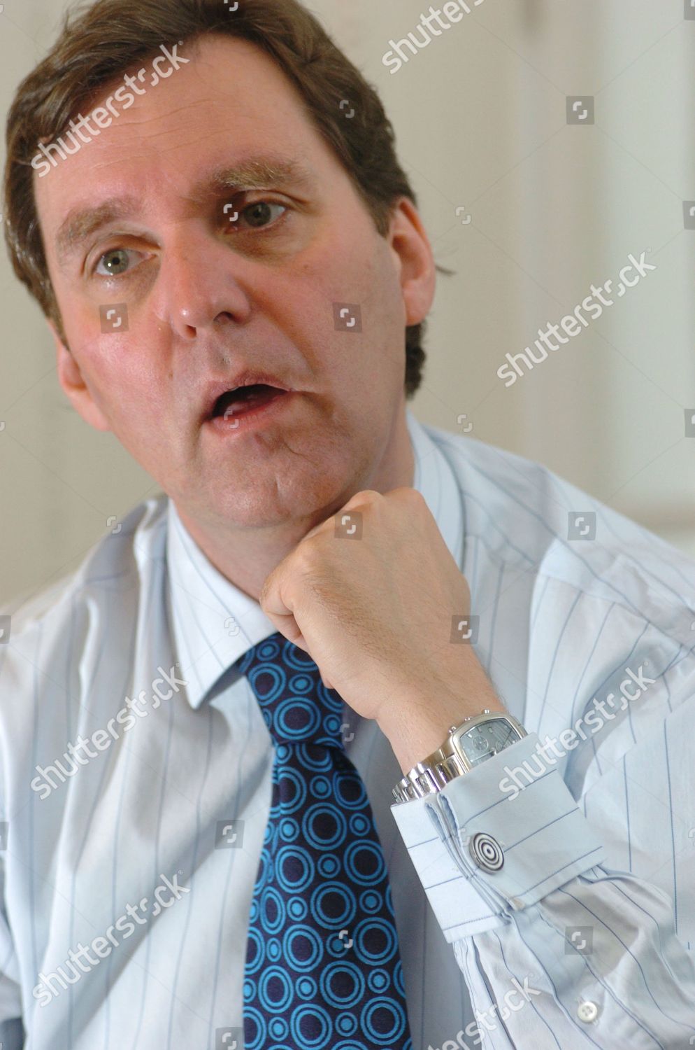 Alan Milburn Chancellor Duchy Lancaster Photographed Editorial Stock ...
