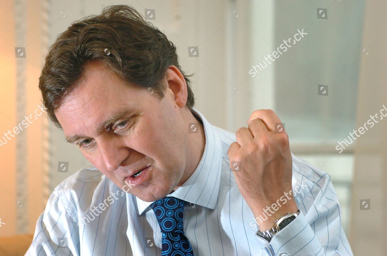 Alan Milburn Chancellor Duchy Lancaster Photographed Editorial Stock ...