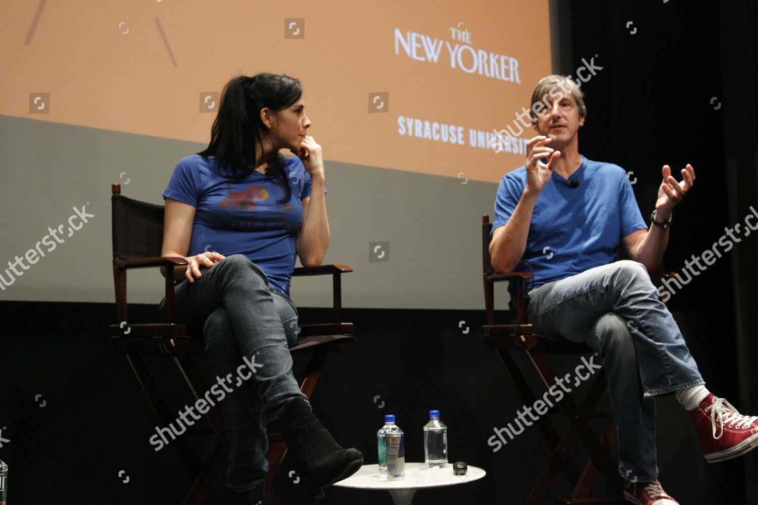 Sarah Silverman Andy Borowitz Editorial Stock Photo - Stock Image ...